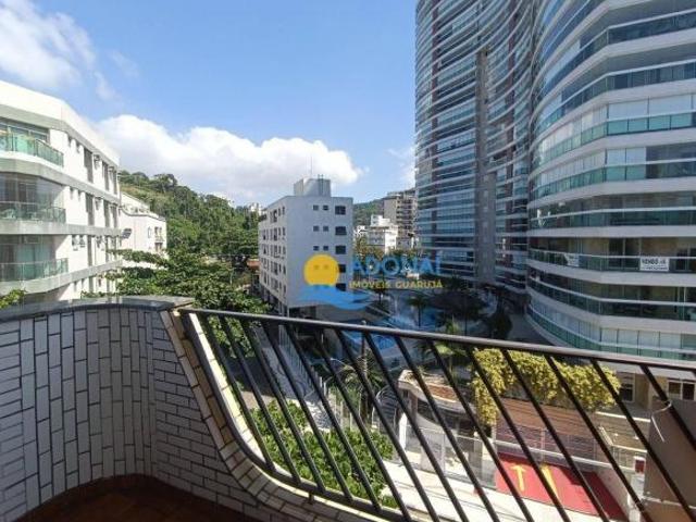 Apartamento beira mar com sacada — Enseada — Guarujá