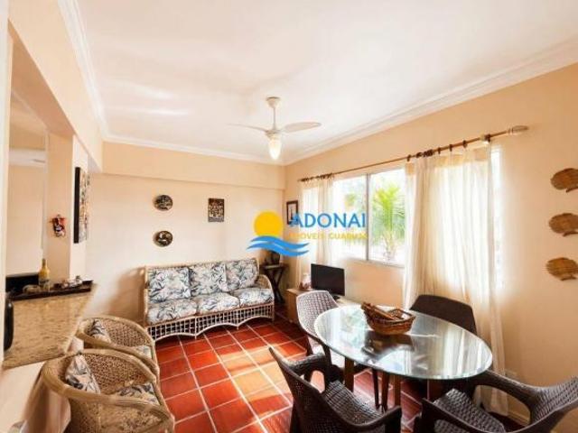 Apartamento beira mar com sacada — Enseada — Guarujá