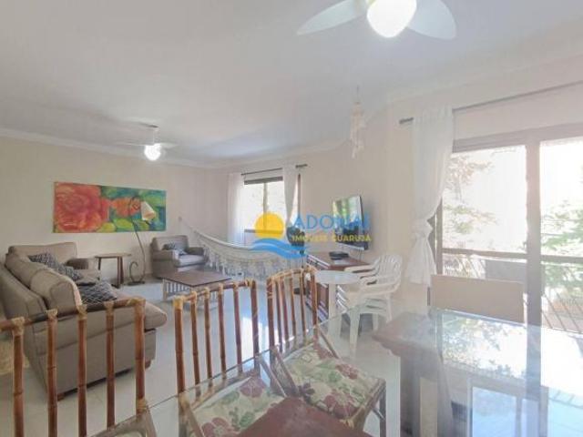 Apartamento beira mar com sacada — Enseada — Guarujá