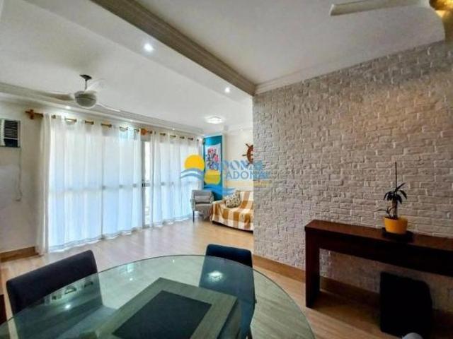Apartamento beira mar com sacada — Pitangueiras — Guarujá