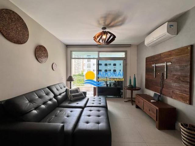 Apartamento beira mar com sacada — Pitangueiras — Guarujá