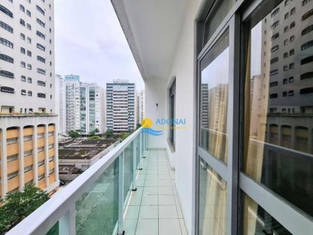 Apartamento beira mar com sacada — Pitangueiras — Guarujá