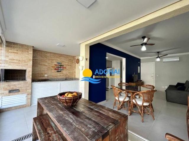 Apartamento beira mar com varanda gourmet — Enseada — Guarujá