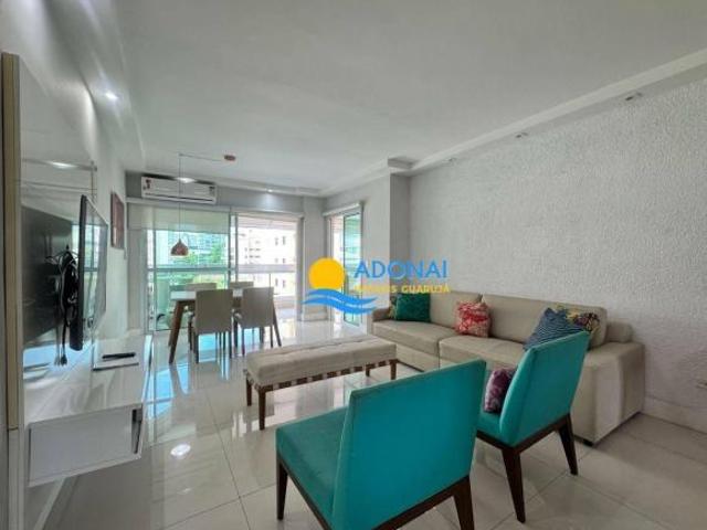 Apartamento beira mar com varanda gourmet — Enseada — Guarujá