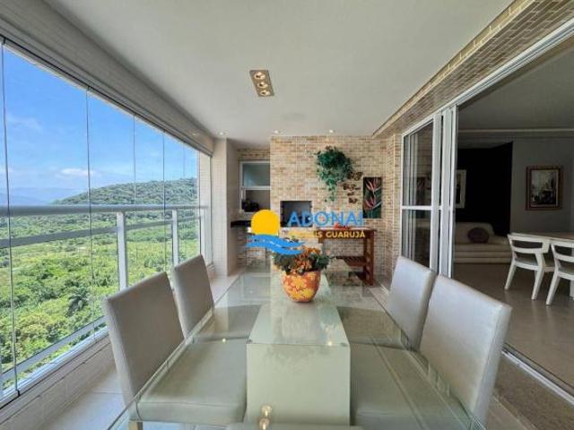 Apartamento beira mar com varanda gourmet — Enseada — Guarujá