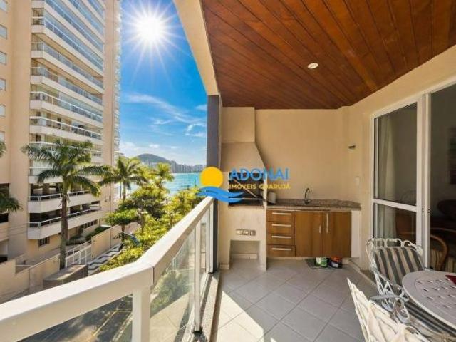 Apartamento beira mar com varanda gourmet — Jardim Astúrias — Guarujá