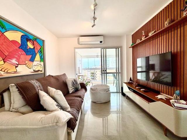 Apartamento Beira Mar com vista Mar 3 Dormitórios 3 Banheiros Lazer total à v.