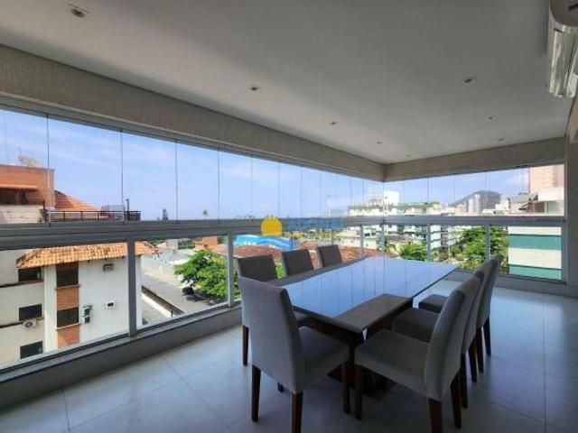 Apartamento beira mar com vista — Enseada — Guarujá