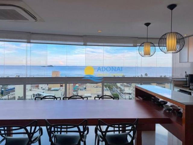 Apartamento beira mar com vista — Enseada — Guarujá