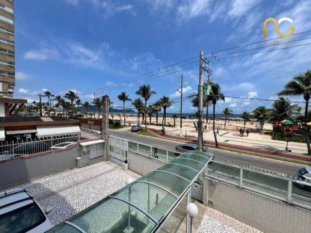 Apartamento Beira Mar com 2 dormitórios à venda, 87 m² por R$ 458.000 Aviação Praia Grande/SP
