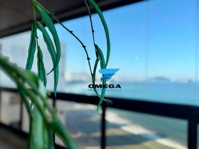 Apartamento beira mar à venda na praia das Astúrias no Guarujá I Omega Imoveis