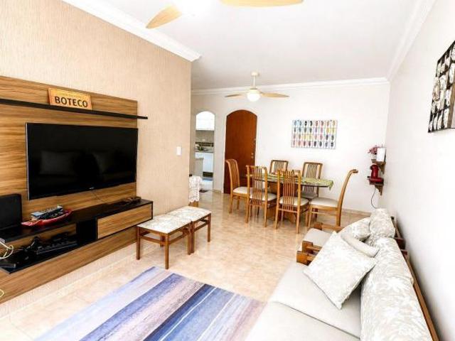 Apartamento Beira Mar a Venda no Bretagne Guaruja Mobiliado Jardim