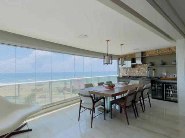 Apartamento beira mar i hemisphere 360º i 200m² 4 suítes i fino acabamento i porteira fechada