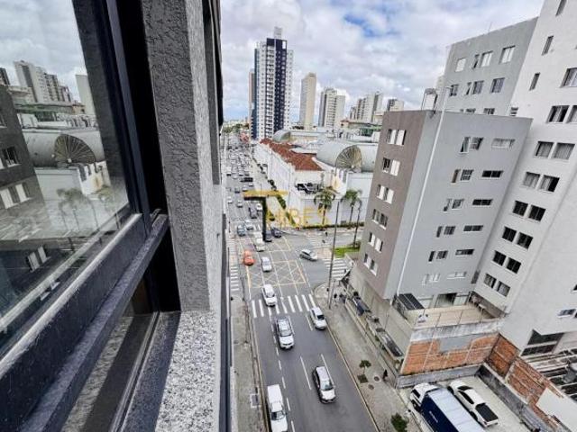 Apartamento bf 2211, Batel, 34 m² privativos, sacada, totalmente mobiliado
