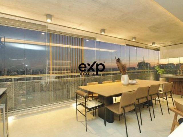Apartamento Brooklin 167m² Totalmente Mobiliado, com louças!