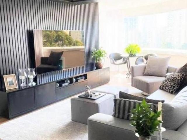 Apartamento Brooklin Paulista 2 quartos sendo 2 suite, 3 vagas 116m²