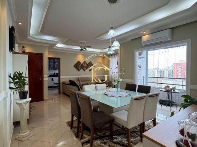 Apartamento canto do forte Praia Grande 3 dormitórios 1 suíte 3 vagas vista mar