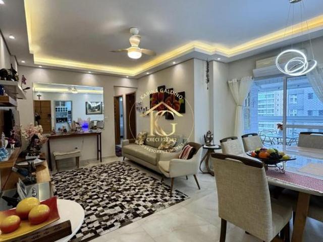 apartamento CANTO DO FORTE Praia Grande 3 dormitórios 2 suítes semi mobiliado