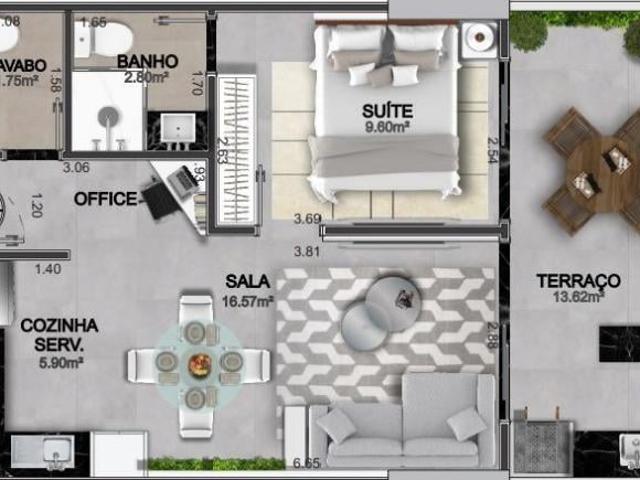 APARTAMENTO CAIÇARA