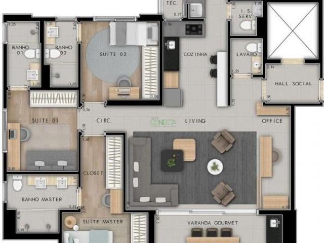 Apartamento | Casa Palhano | Gleba Palhano