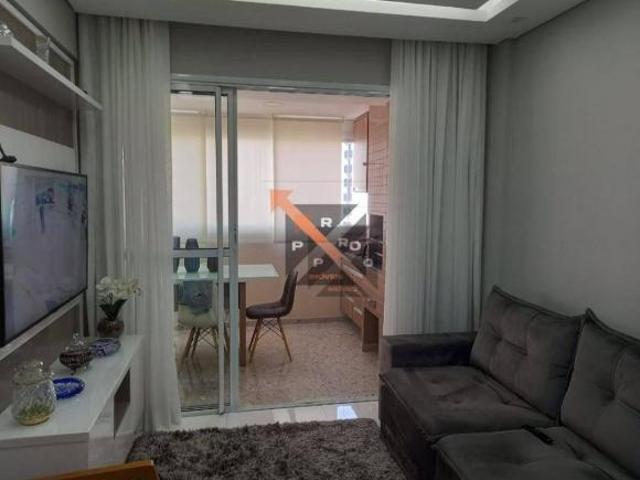 Apartamento CAZA Mooca com 72m² 2 dormitórios sendo 1 suíte e 2 vagas Varanda Gourmet Depósito