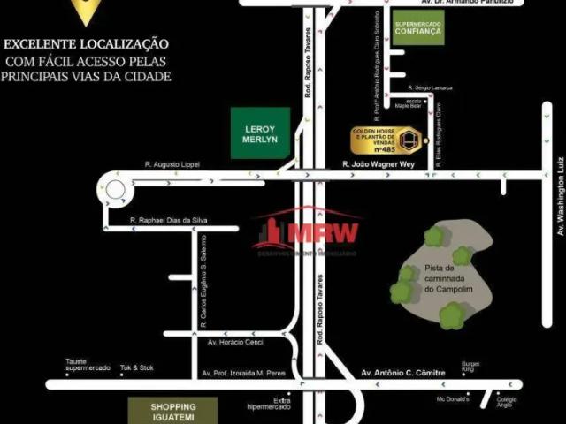 Apartamento com 3 dormitórios à venda, 67 m² por R$ 523.002,67 Jardim São Carlos Sorocaba/SP