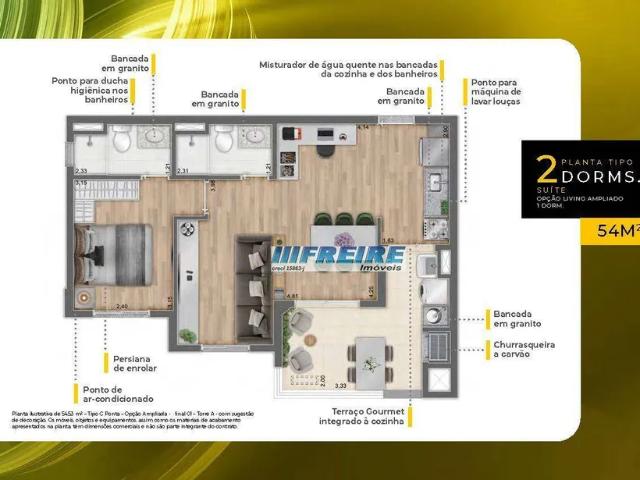Apartamento com 3 dormitórios à venda, 66 m² por R$ 699.600,00 Vila Prudente Zona Leste São Pa