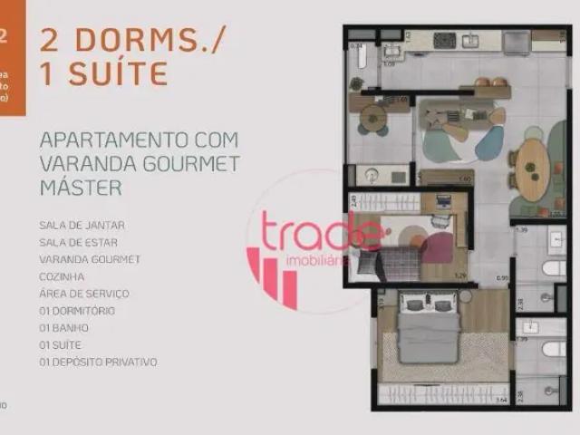 Apartamento com 3 dormitórios à venda, 80 m² por R$ 672.000,00 City Ribeirão Preto/SP