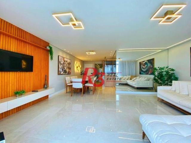 Apartamento, 137 m² venda por R$ 2.550.000,00 ou aluguel por R$ 25.000,00/mês Gonzaga Santos/S