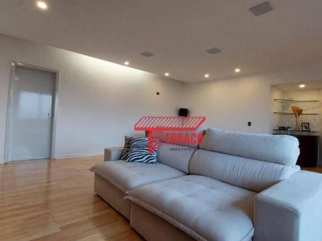 Apartamento com 3 dormitórios 191 m² Vila Valparaíso Santo André/SP
