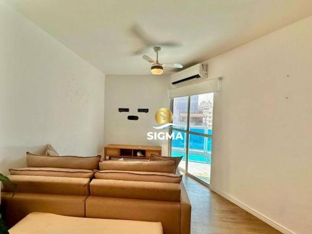 Apartamento com 3 dormitórios 1 suíte à venda, 78 m² por R$ 720.000 Praia do Tombo Guarujá/SP
