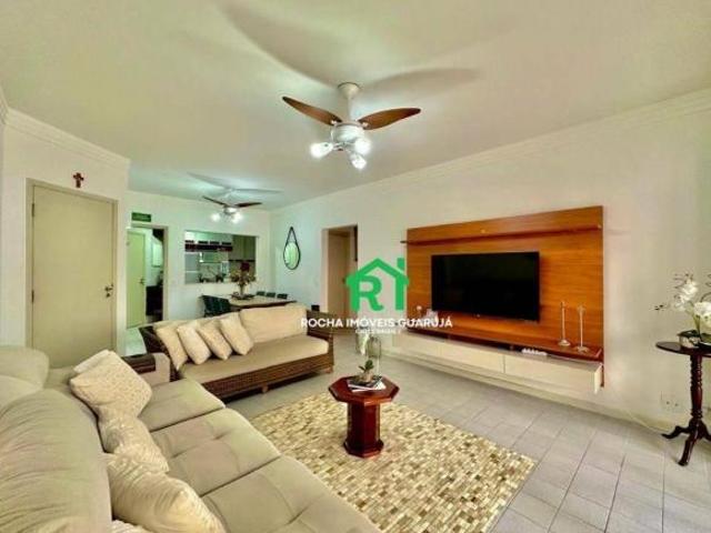 Apartamento com 3 dormitórios 1 suíte, 2 vagas, Pitangueiras, Guarujá/SP