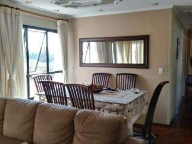Apartamento com 3 dormitórios, 2 vagas, mobiliado – Jardim Santo André, venda R$600.000