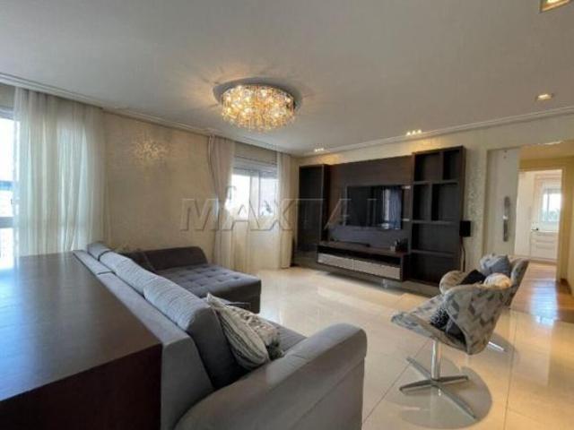 Apartamento com 3 dormitórios, 3 suítes, 5 banheiros, 3 vagas, 145m2 em Santana
