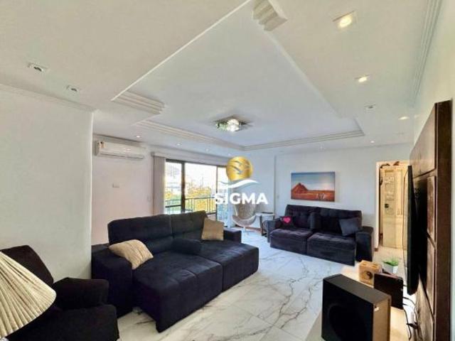 Apartamento com 3 dormitórios 3 Suítes à venda, 200 m² por R$ 1.430.000 Tombo Guarujá/SP