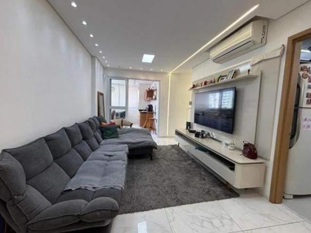 Apartamento com 3 dormitórios, varanda gourmet e 2 vagas no Boqueirão