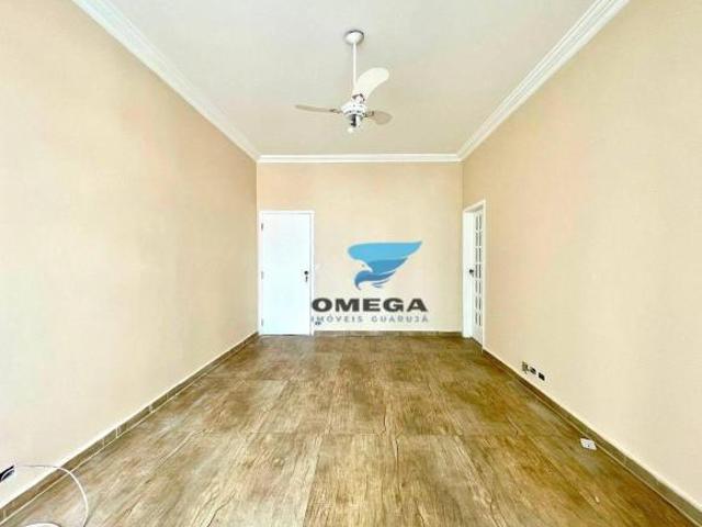Apartamento com 3 dormitórios, Vista mar, Ampla Sacada à venda na Praia das Pitangueiras Guarujá/S
