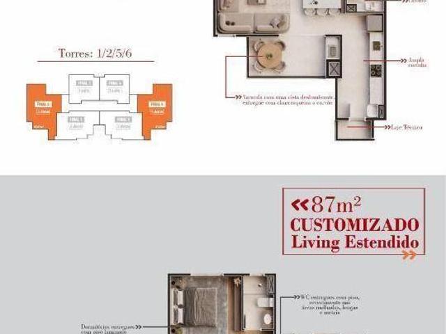 Apartamento com 3 dormitórios à venda, à partir de R$ 779.416* Boa Vista Bragança Paulista/SP