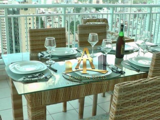 Apartamento com 3 Dormitórios à Venda com 121 m² Vila Alzira no Guarujá Confira!
