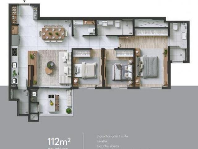 Apartamento com 3 dormitórios à venda, por R$ 1.820.000 Ahú Curitiba/PR