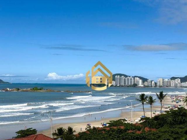 Apartamento com 3 dormitórios à venda por R$ 645.000,00 Praia das Pitangueiras Frente Mar Guaruj