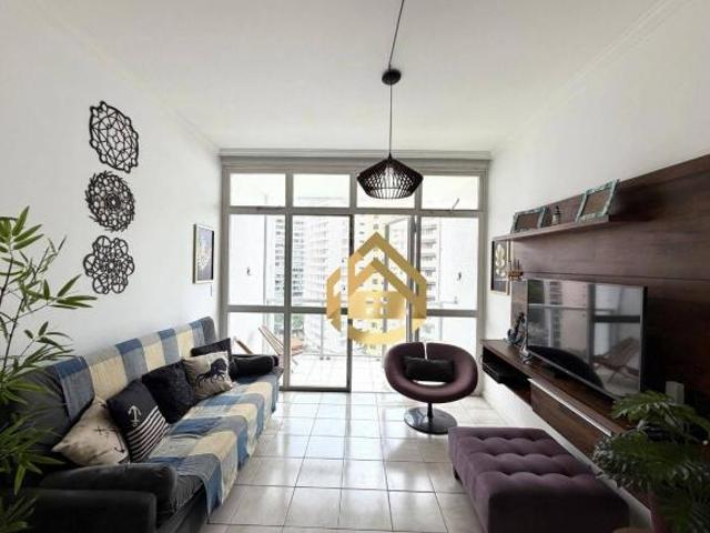 Apartamento com 3 dormitórios à venda por R$ 750.000,00 Praia das Pitangueiras Frente Mar Guaruj