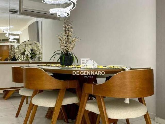 Apartamento com 3 dormitórios à venda por R$ 980.000 Vila Guilhermina Praia Grande/SP