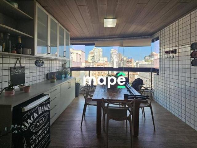 Apartamento com 3 dormitórios à venda, poucos metros da praia! 130 m² por R$ 1.250.000 Pompéia S