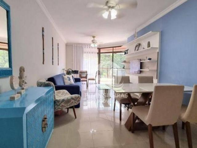 Apartamento com 3 dormitórios à venda, reformado, 100 m² por R$ 680.000 Pitangueiras Guarujá/SP