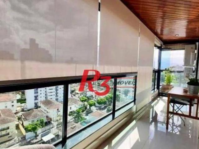Apartamento com 3 dormitórios à venda, 143 m² por R$ 1.750.000,00 Ponta da Praia Santos/SP