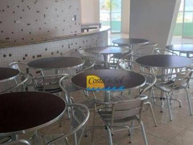 Apartamento com 3 dormitórios à venda, 140 m² por R$ 1.050.000,00 Canto do Forte Praia Grande/SP