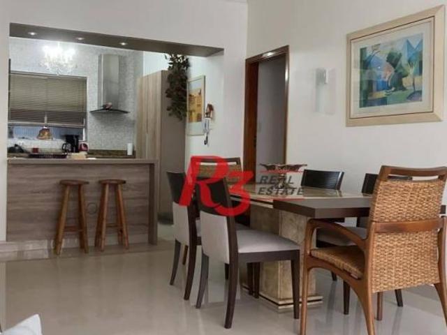 Apartamento com 3 dormitórios à venda, 140 m² por R$ 1.150.000,00 Boqueirão Santos/SP