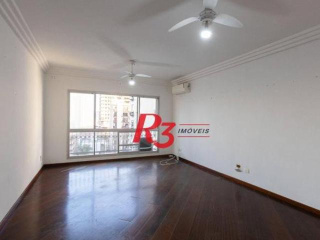 Apartamento com 3 dormitórios à venda, 140 m² por R$ 1.200.000,00 Ponta da Praia Santos/SP