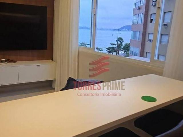 Apartamento com 3 dormitórios à venda, 140 m² por R$ 1.498.000,00 Ponta da Praia Santos/SP